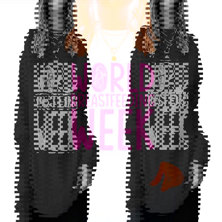 Breast Milk Awareness Breastfeeding Mom For Mom Women Sweatshirt | Mazezy