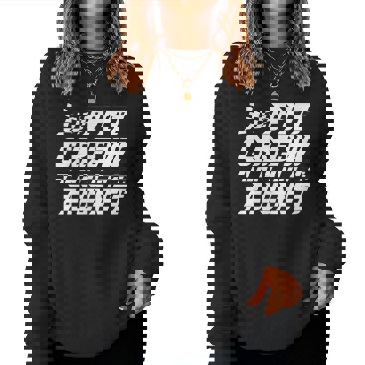 Pit Crew Aunt Hosting Race Car Birthday Matching Family Women ...