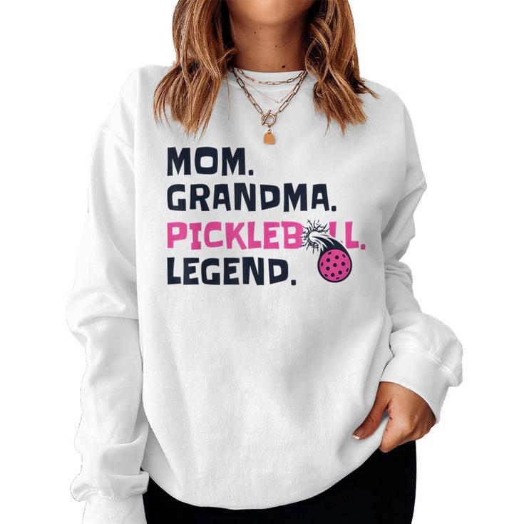 Mom Grandma Pickleball Legend Coach Player Pro Pickleball Sweatshirt ...