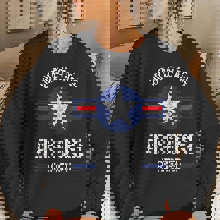 United States Air Force Retired Usaf Retirement Women Sweatshirt | Mazezy