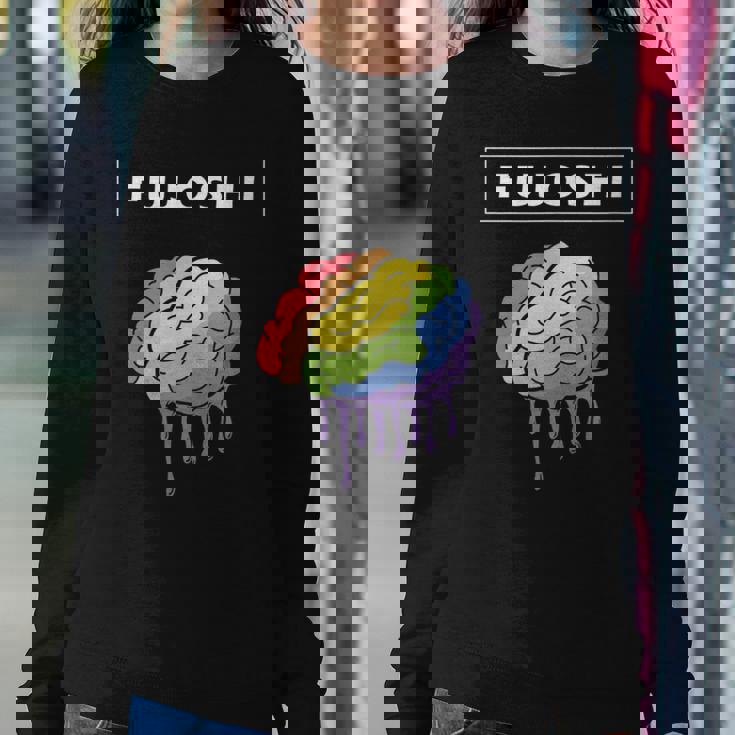 Fujoshi Rainbow Brain Yaoi Women Sweatshirt | Mazezy