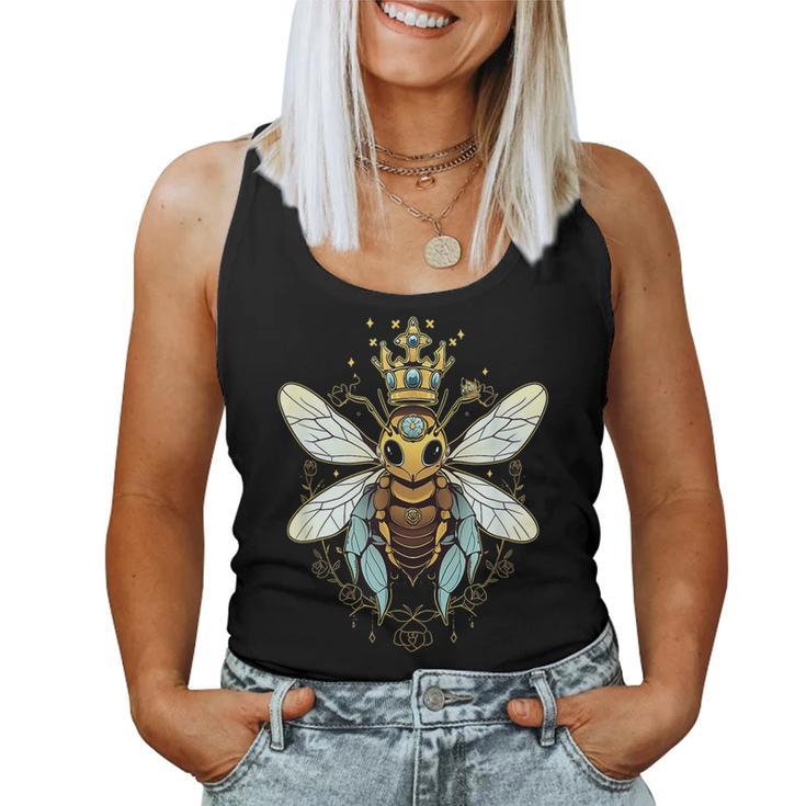 Queen Bee And Honey Beekeeper Beekeeping Women Tank Top - Monsterry