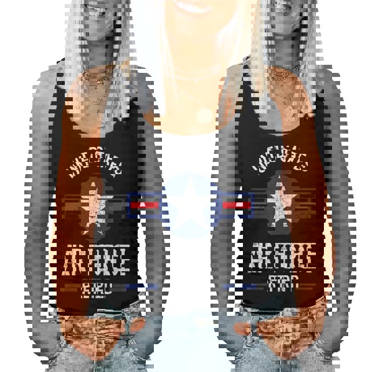 United States Air Force Retired Usaf Retirement Women Tank Top | Mazezy