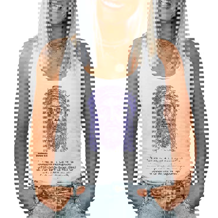 Jesus Christ Christian Inspirational Bible Verse God Women Tank Top ...