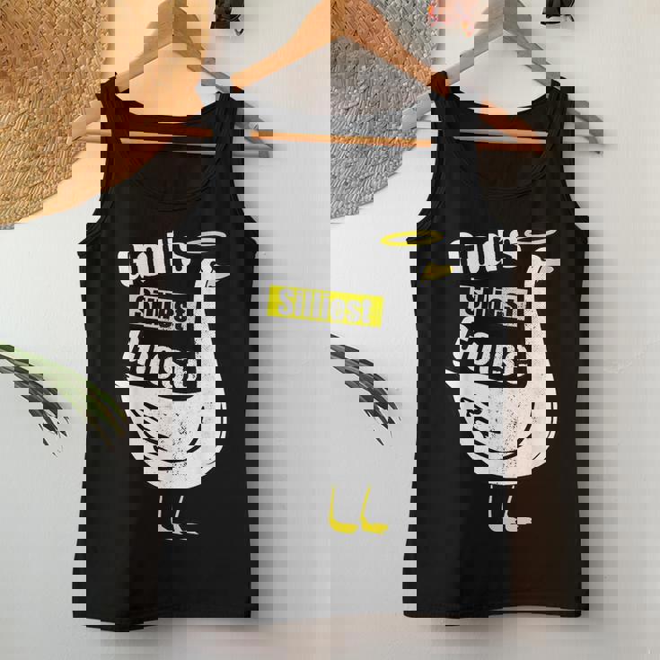 Gods Silliest Goose Duck Lover Women Tank Top | Mazezy