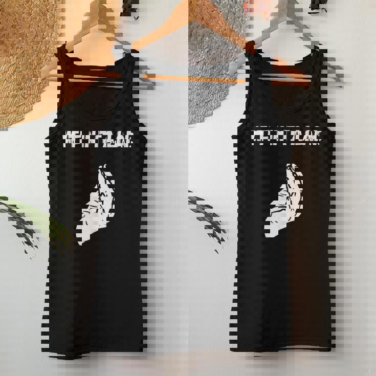 Italian Hand Gesture W-T-F Italian Mom Dad Women Tank Top | Mazezy