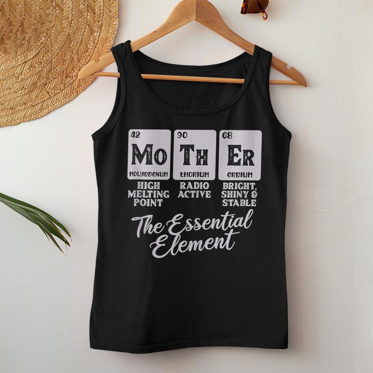 Mother The Essential Element Fun Periodic Table Of Elements Women Tank ...