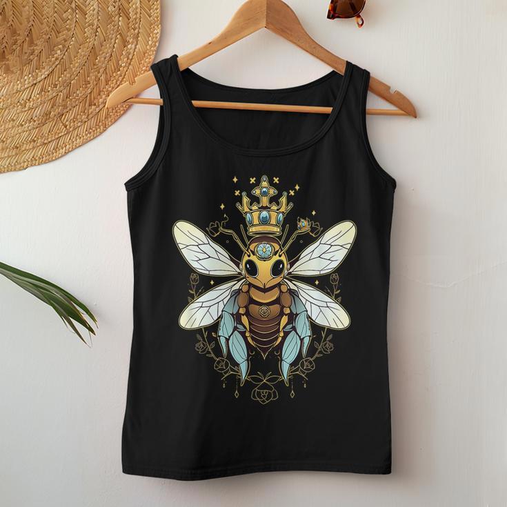 Queen Bee And Honey Beekeeper Beekeeping Women Tank Top - Monsterry