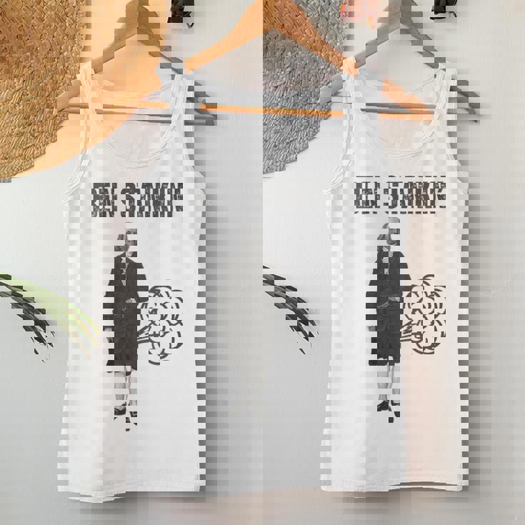 Ben Stankin’ Benjamin Franklin Farting Guy Silly Man Women Tank Top ...