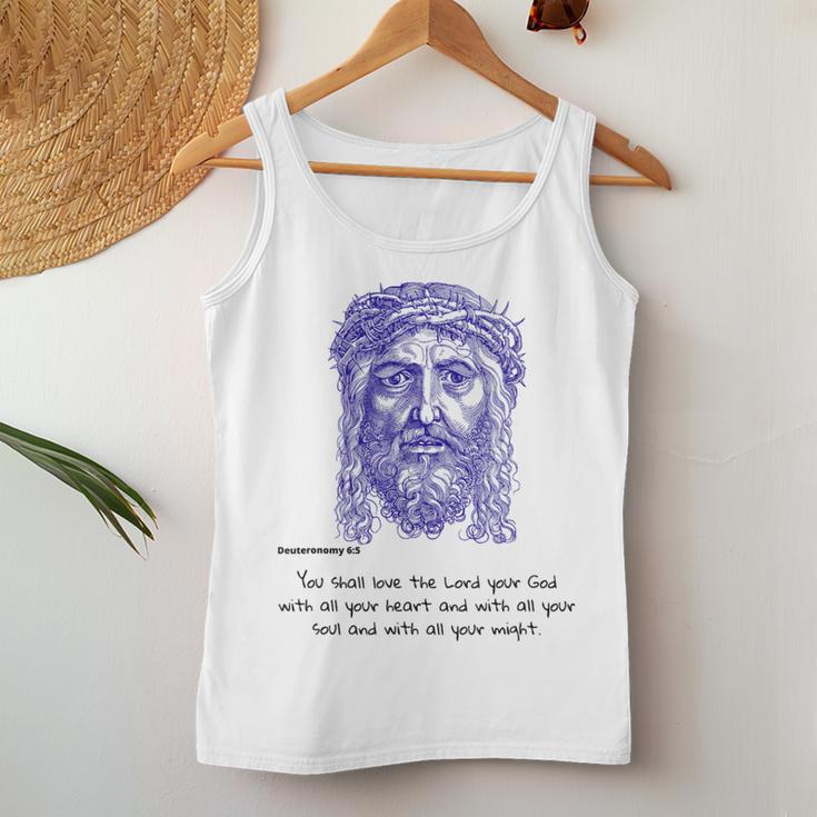 Jesus Christ Christian Inspirational Bible Verse God Women Tank Top ...