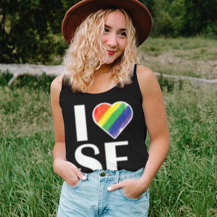 Lgbt Sf - San Francisco Rainbow Pride Lgbt Sf Outfit Women Tank Top ...