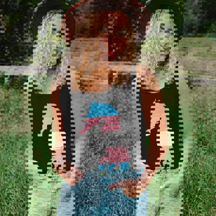 Transgender Flag Ftm Mtf Trans Pride Seahorse Lover Women Tank Top | Mazezy