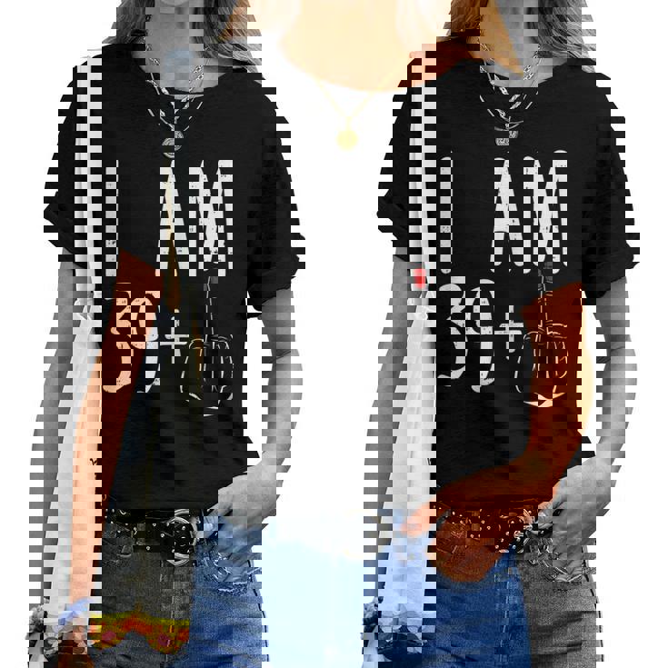 I Am 39 Plus 1 Middle Finger 40Th Birthday For Women Women T-shirt | Mazezy