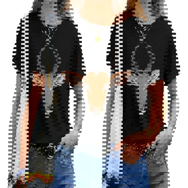 Antelope Animal Head Cute Antelope Lover Men Women T-shirt | Mazezy