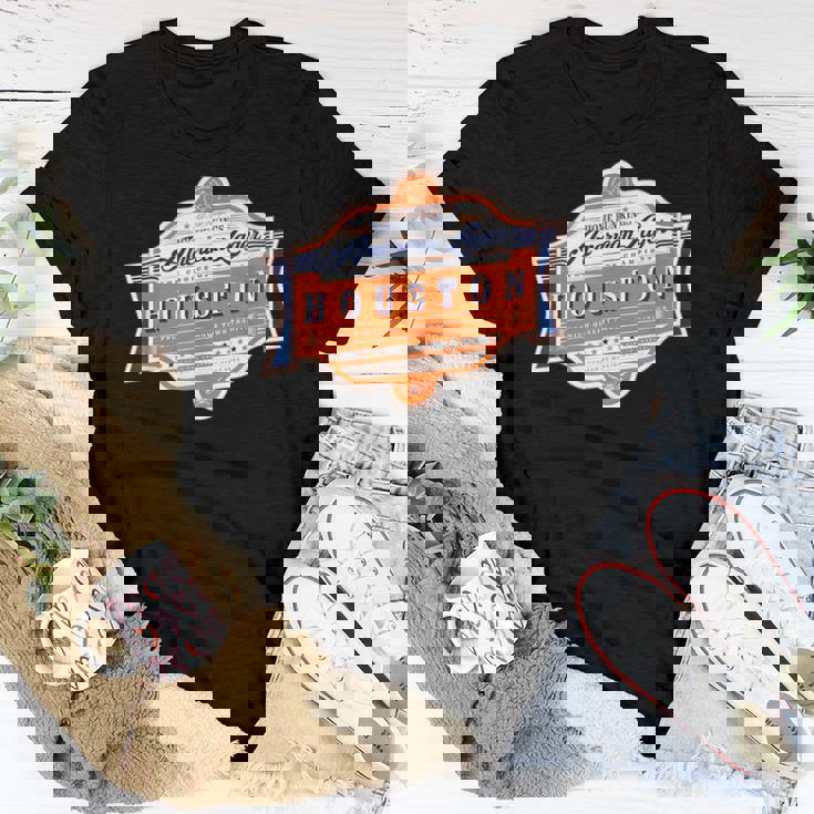 Classic Vintage Houston Beer Label - Houston Pride Women T-shirt ...