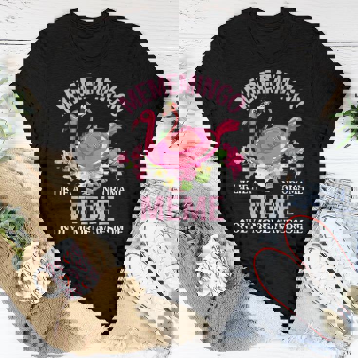 Flamingo Mememingo Like A Normal Meme Only More Awesome Women T-shirt ...