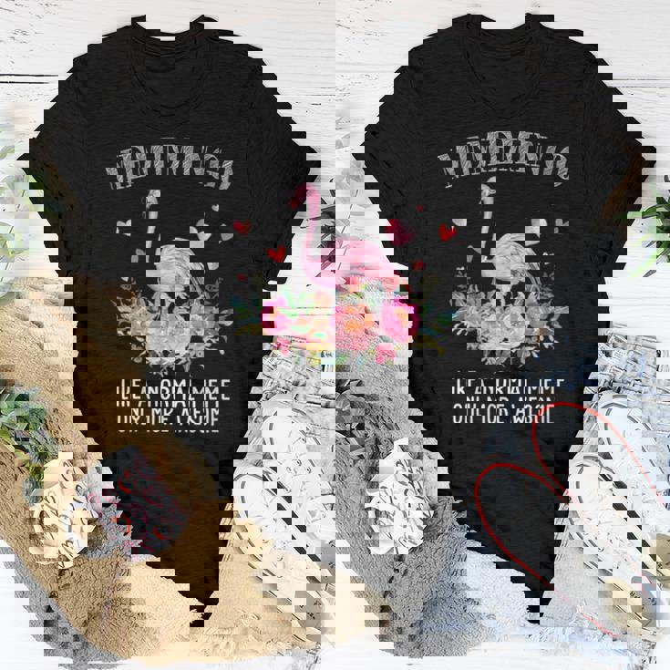 Flamingo Mememingo Like A Normal Meme Grandma Women T-shirt | Mazezy