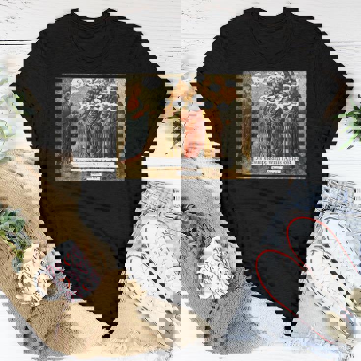 Christian Jesus Apostles Meme Women T-shirt | Mazezy