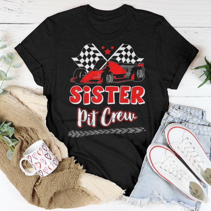 Race Car Birthday Party Racing Family Sister Pit Crew For Sister Women ...