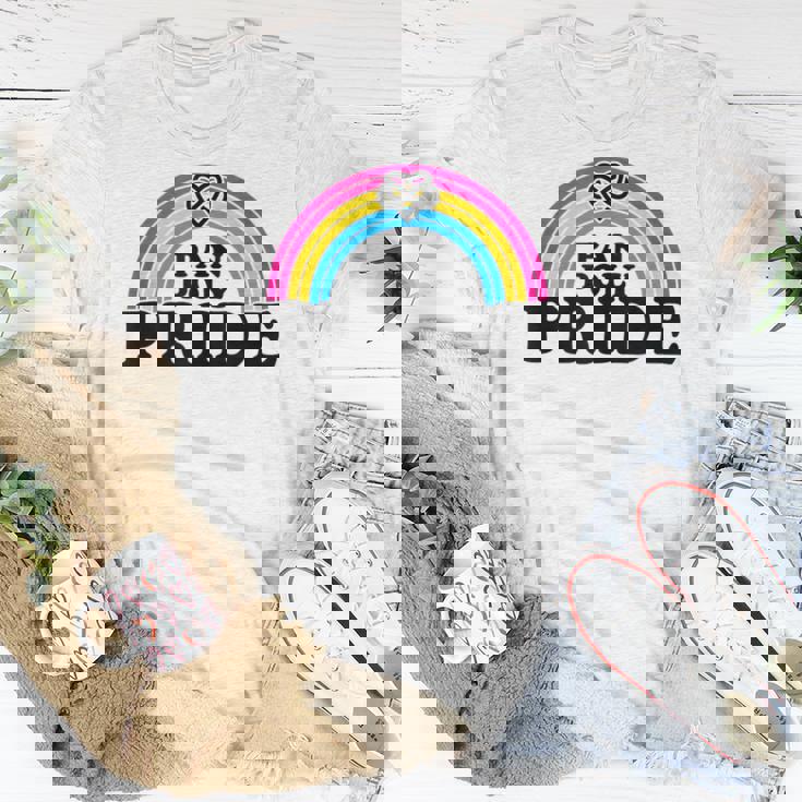 Pan Poly Pride - Polyamory Pansexual Pride Rainbow Women T-shirt Crewneck | Mazezy