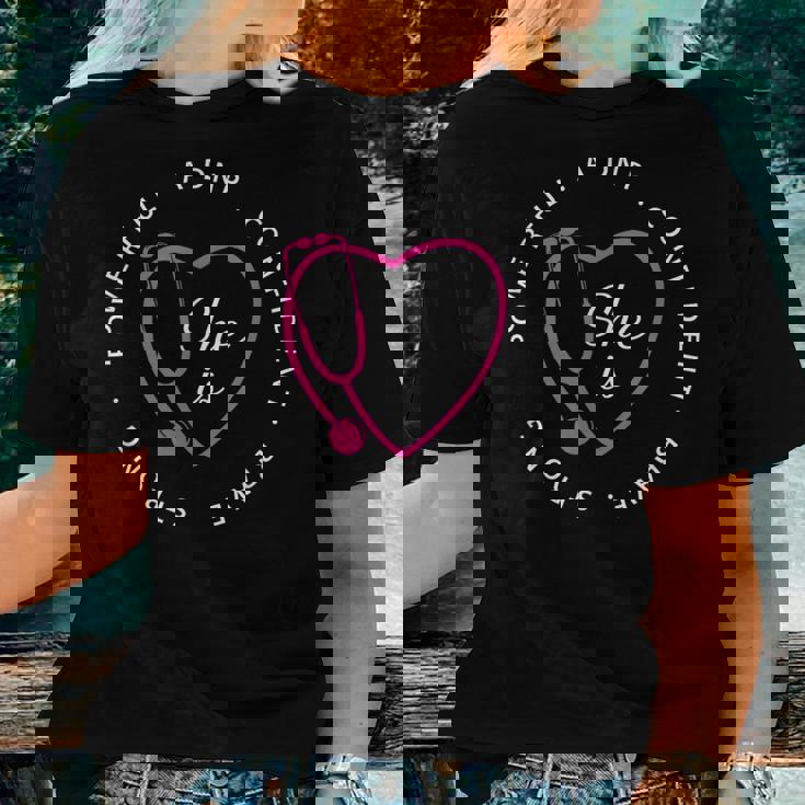 Dnp Brave Doctor Of Nursing Practice Nurse Appreciation Women T-shirt ...