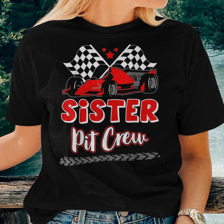 Race Car Birthday Party Racing Family Sister Pit Crew For Sister Women ...