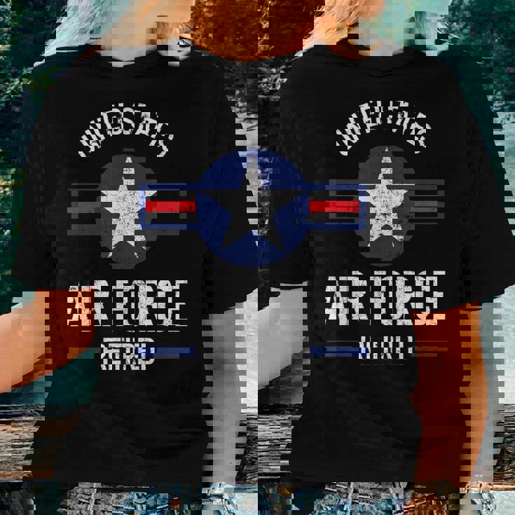 United States Air Force Retired Usaf Retirement Women T-shirt | Mazezy