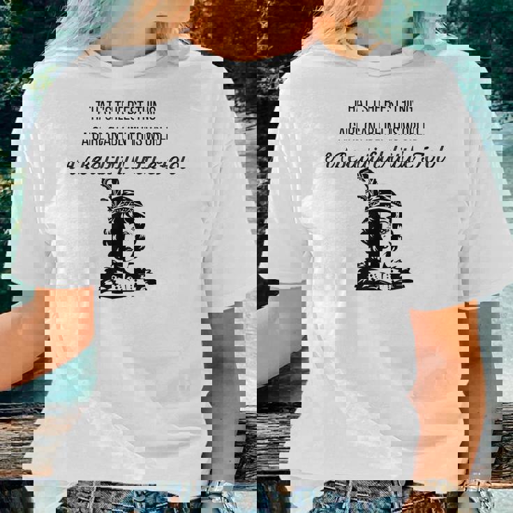 A Beautiful Little Fool Daisy Buchanan Gatsby Women T-shirt | Mazezy