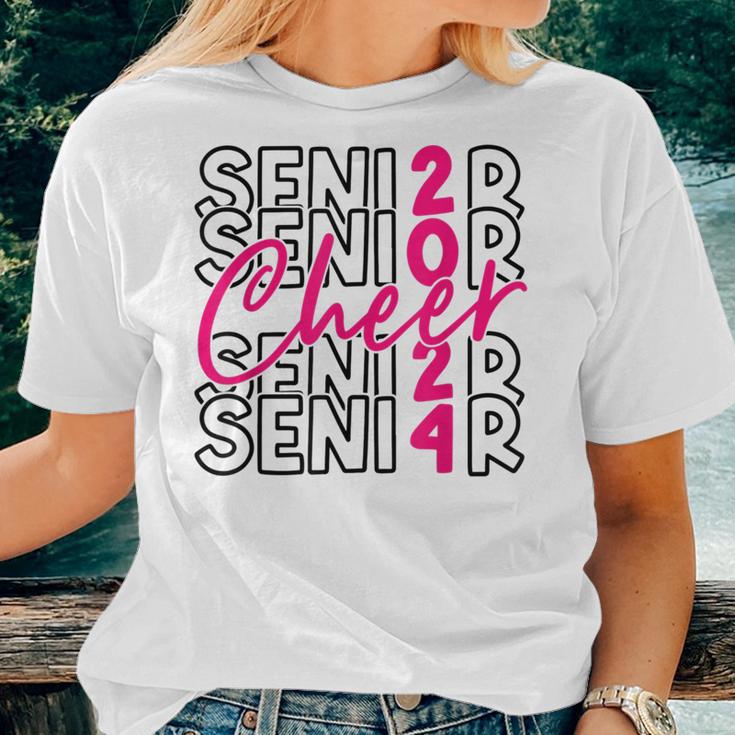 Cheer Senior 2024 Cheer Mom Class Of 2024 Graduation Women T-shirt ...