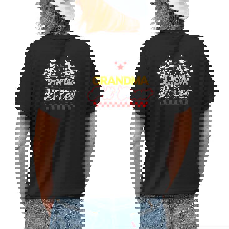 Race Car Birthday Party Racing Family Grandma Pit Crew Women T-shirt ...