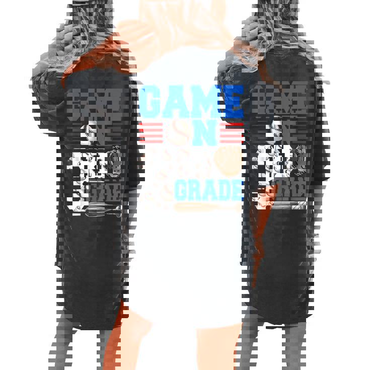 Game On 3Rd Grade With Baseball Player First Day Of School Women's ...