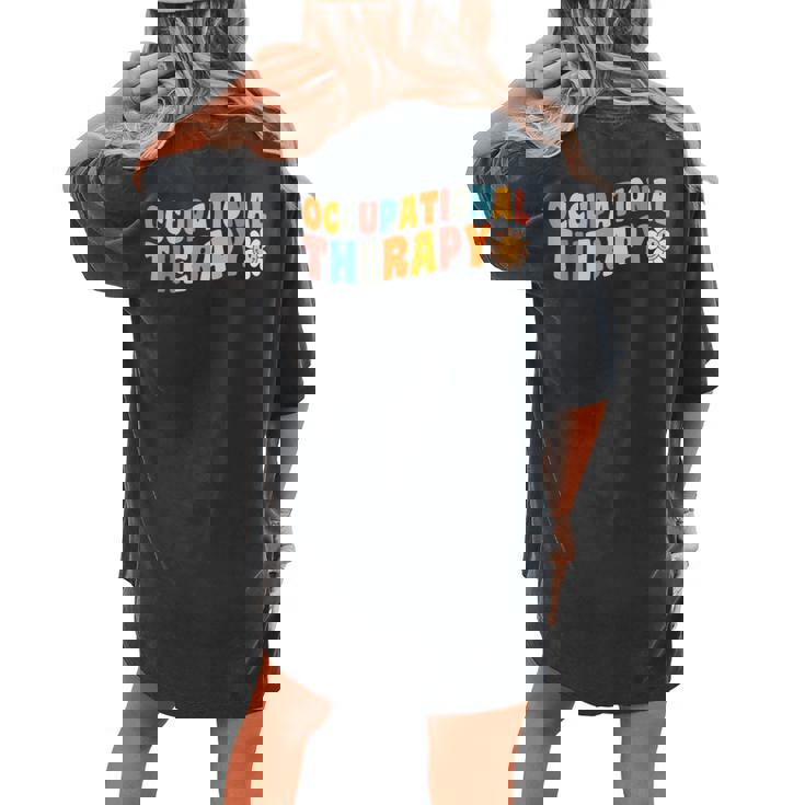 Occupational Therapy Groovy Occupational Therapist Ot Women's Oversized ...