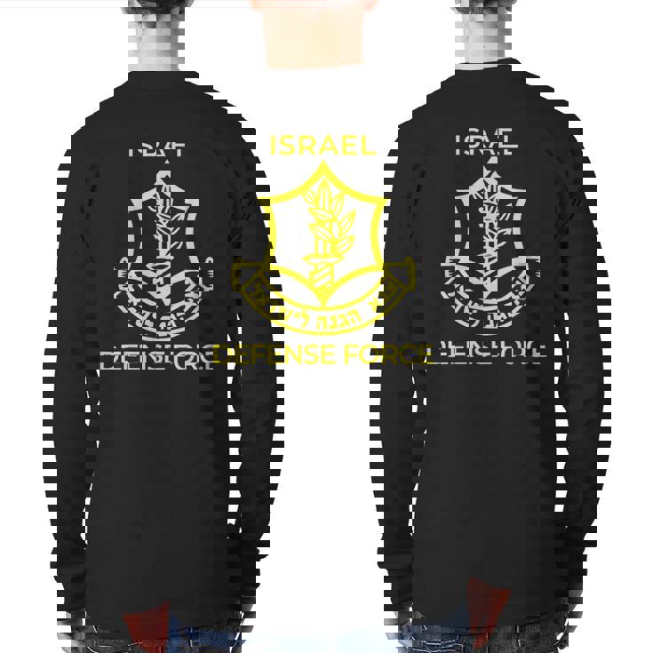Israel Defense Force Idf Men's T-shirt Back Print | Mazezy