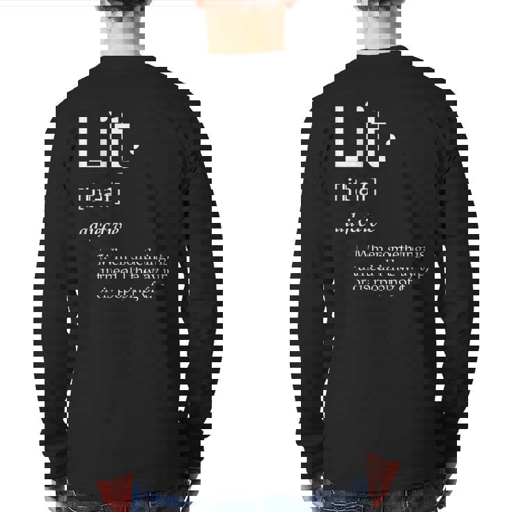 Lit Definition Lit Meme Definition Christmas Party Lit T-Shirt - Seseable