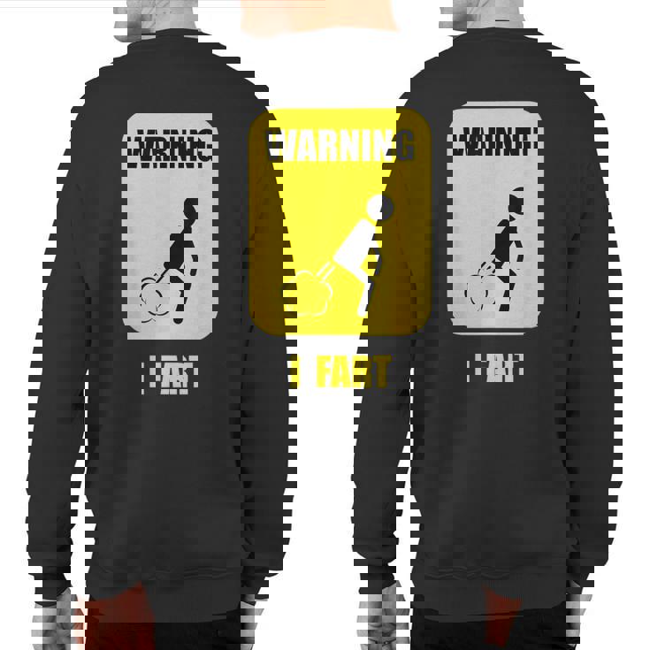 Warning I Fart Fart Zone Gassy Farting Gag Men's T-shirt Back Print ...