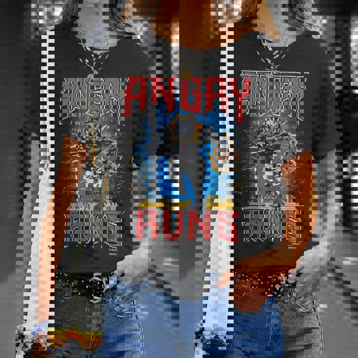 Angry Run 2023 Angry Run Good Morning Football 2023 T-Shirt | Mazezy