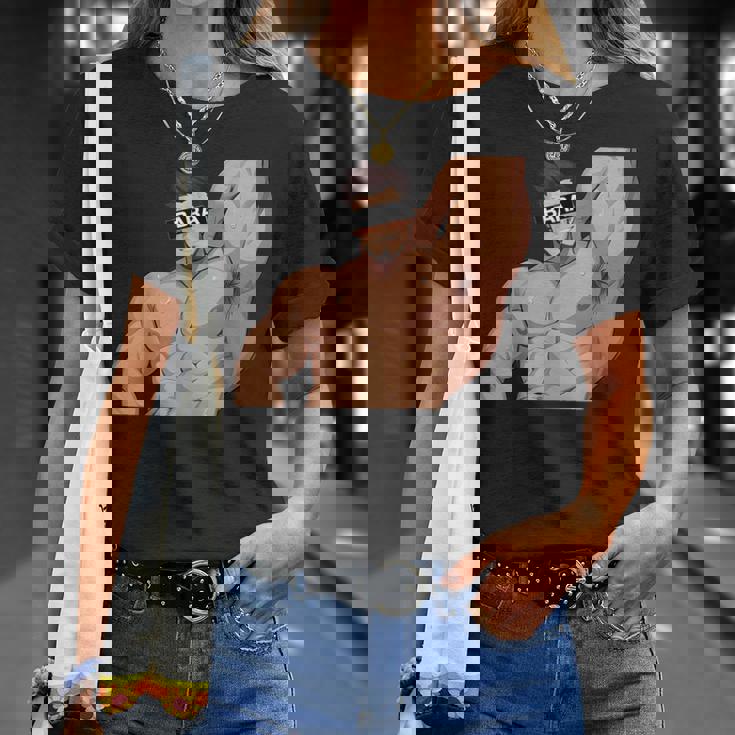 Bara Tiddies Gay Armpits Sexy Muscles Hunk Worship Pits T-Shirt | Mazezy