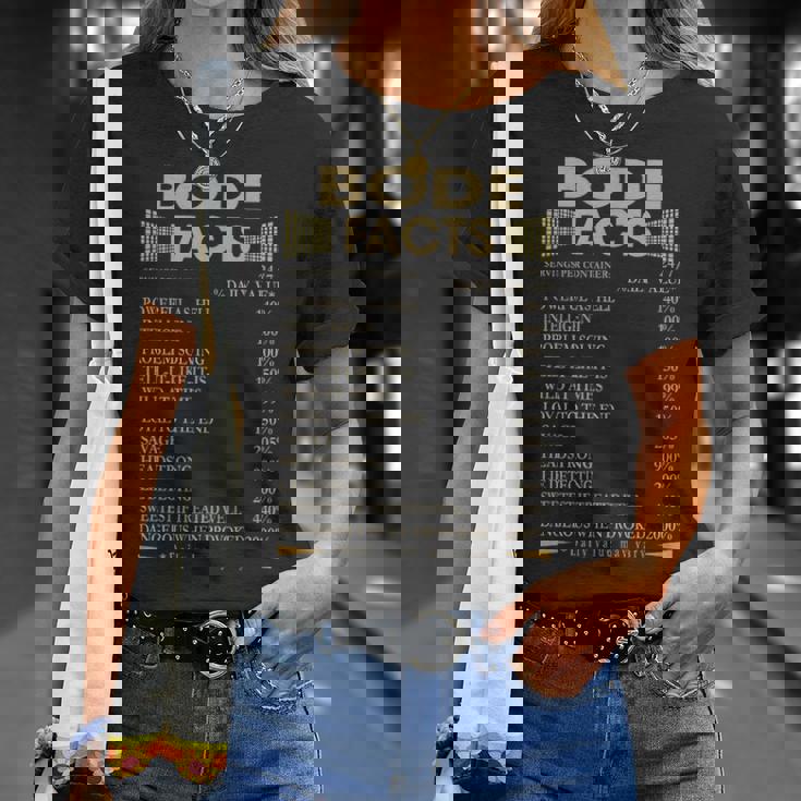 Bode Name Gift Bode Facts Unisex T-Shirt - Seseable