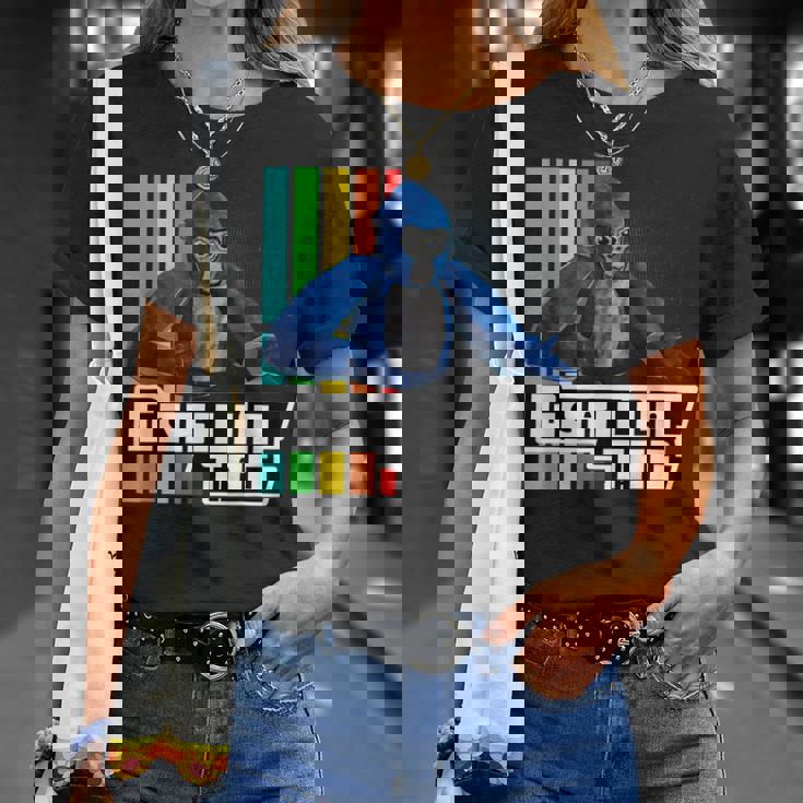 Cool Gorilla Tag Retro Gorilla Tag Monke Vr Gamer T-Shirt | Mazezy