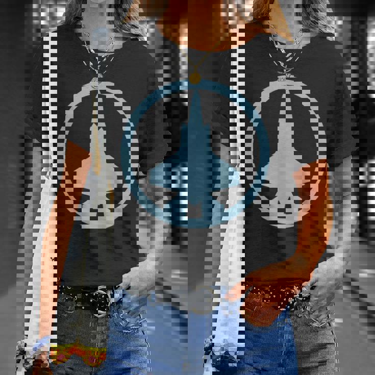 F-35 Lightning Ii Blue Air Force Military Jet T-Shirt | Mazezy