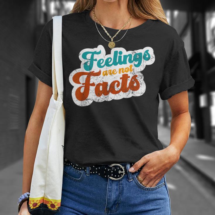 Feelings Are Not Facts Mental Health Awareness T-Shirt | Mazezy