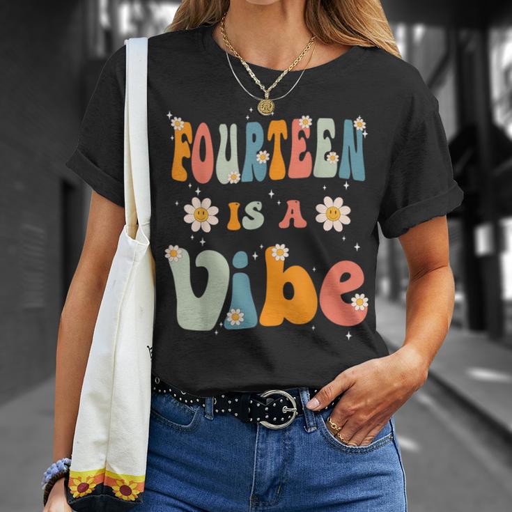 Fourn Is A Vibe 14Th Birthday Party 14 Year Old Kids Unisex T-Shirt ...