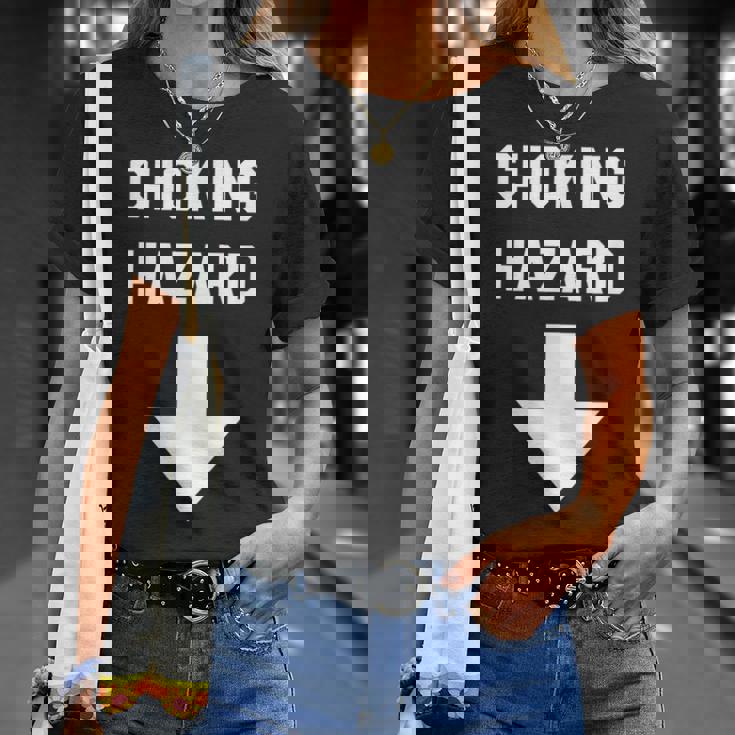 Choking Hazard Adult Dad Joke T-Shirt | Mazezy