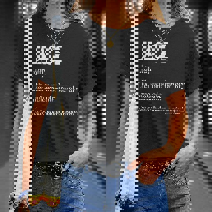 Jace Name Gift Jace Funny Definition V2 Unisex T-Shirt - Seseable