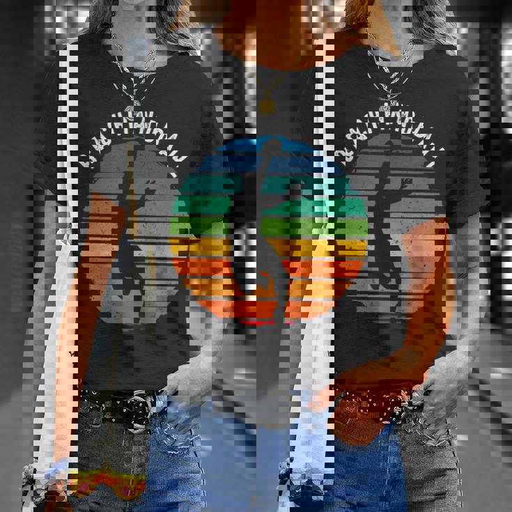 Vintage Beach Handball Apparel Beach Handball Sunset T-Shirt | Mazezy