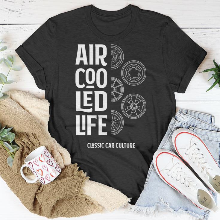 Air Cooled Vdub Wheel Rims And Alloys Classic Car Unisex T-Shirt | Mazezy