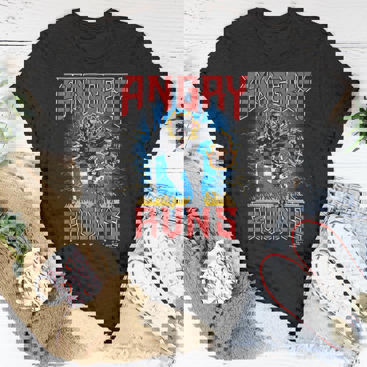 Angry Run 2023 Angry Run Good Morning Football 2023 T-Shirt | Mazezy