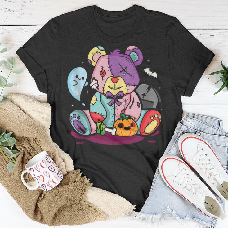 Anime Creepy Otaku Goth Cute Scary Teddy Bear Gothic Unisex T-Shirt ...