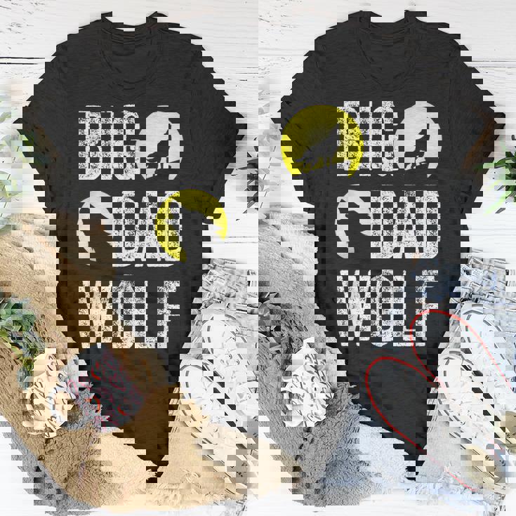 Big Dad Wolf For Men Dad Daddy Halloween Costume Gift For Mens Unisex T ...