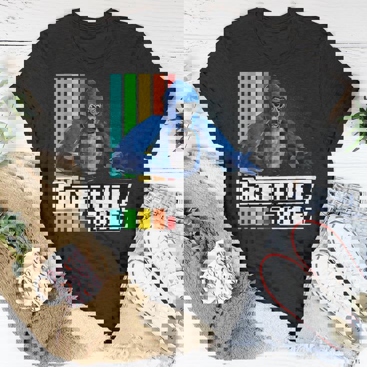 Cool Gorilla Tag Retro Gorilla Tag Monke Vr Gamer T-Shirt | Mazezy